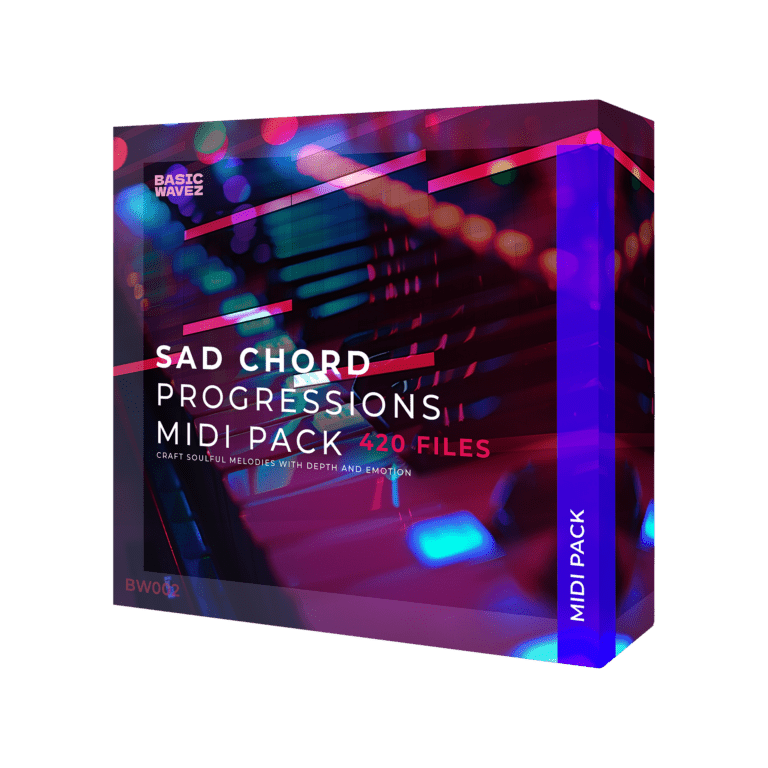 Sad Chord Progressions MIDI Pack - Basic Wavez