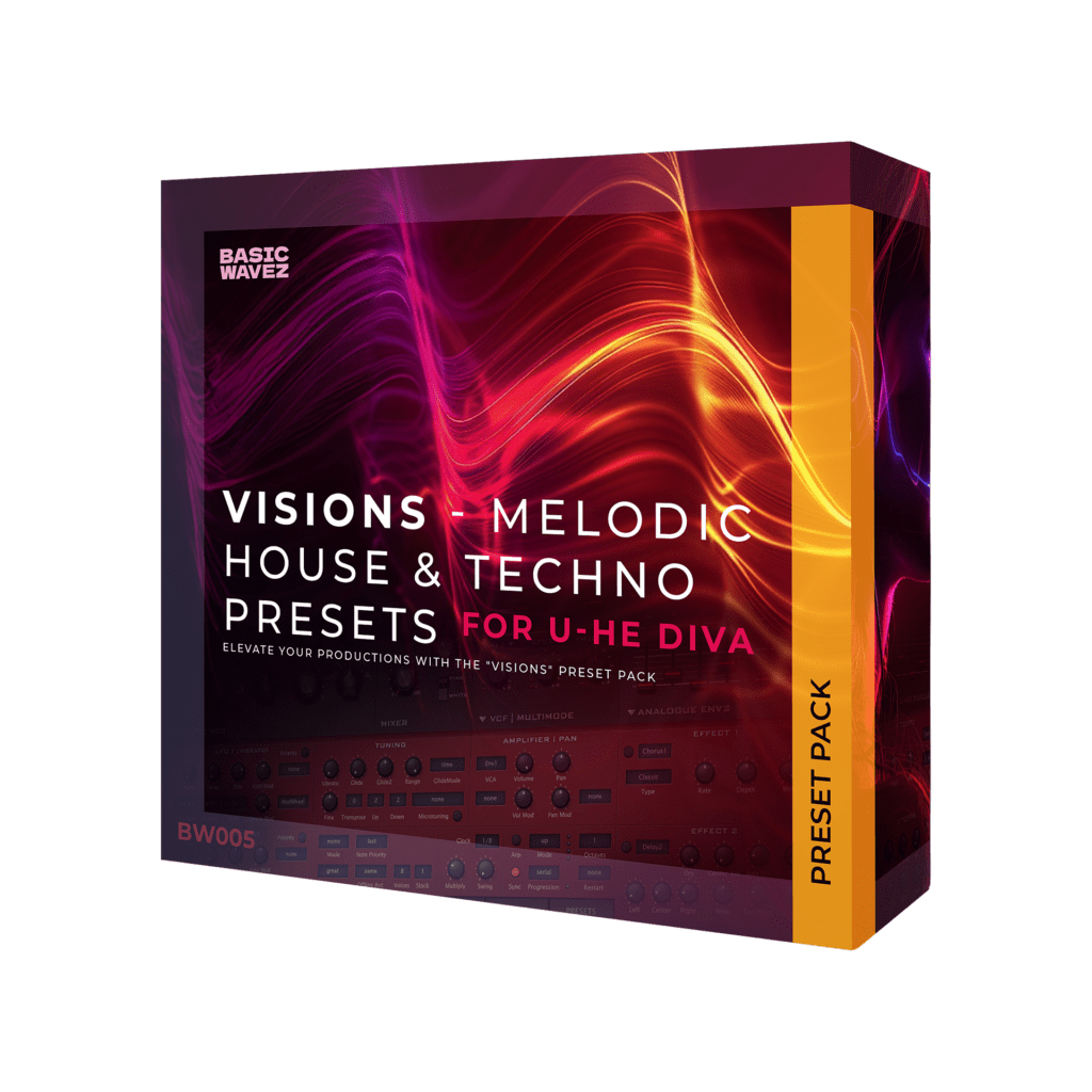 Visions - Melodic House & Techno Presets for u-he Diva - Basic Wavez