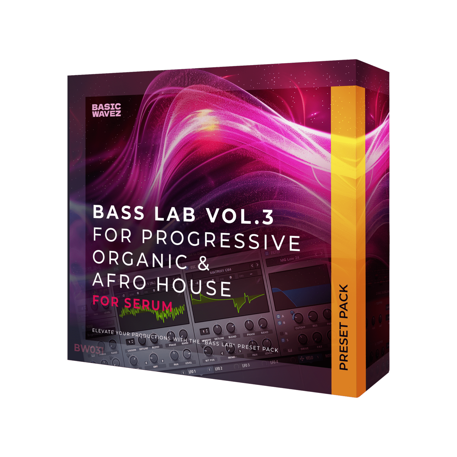 Bass Lab Vol. 3 - Serum Presets For Progressive Organic & Afro House - Basic Wavez
