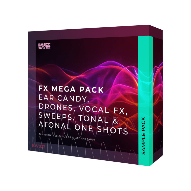 FX Mega Pack Vol. 1 - Ear Candy, Drones, Vocal FX, Sweeps, Tonal & Atonal One Shots - Basic Wavez