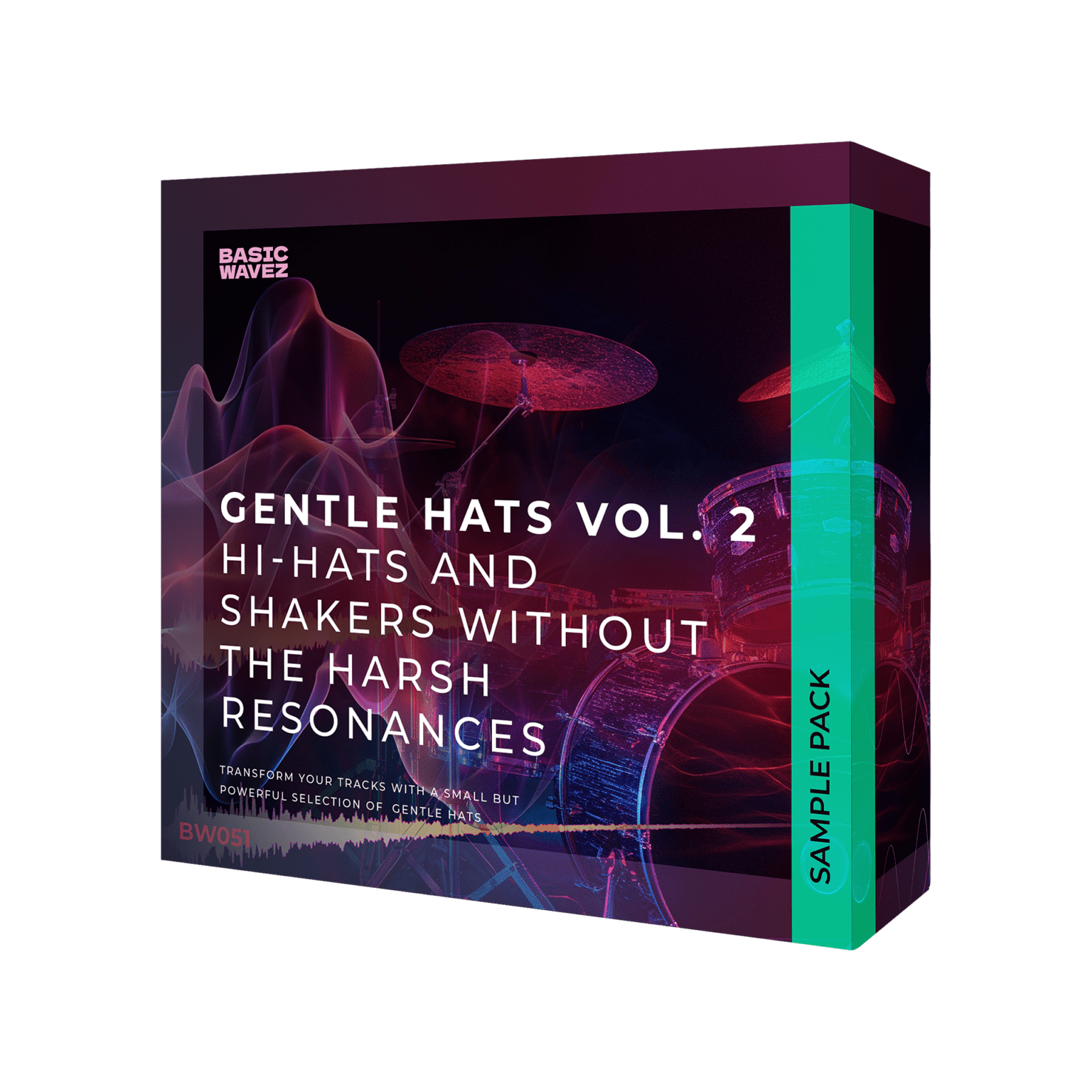 Gentle Hats Vol. 2 - Hi-hats And Shakers Without The Harsh Resonances - Basic Wavez